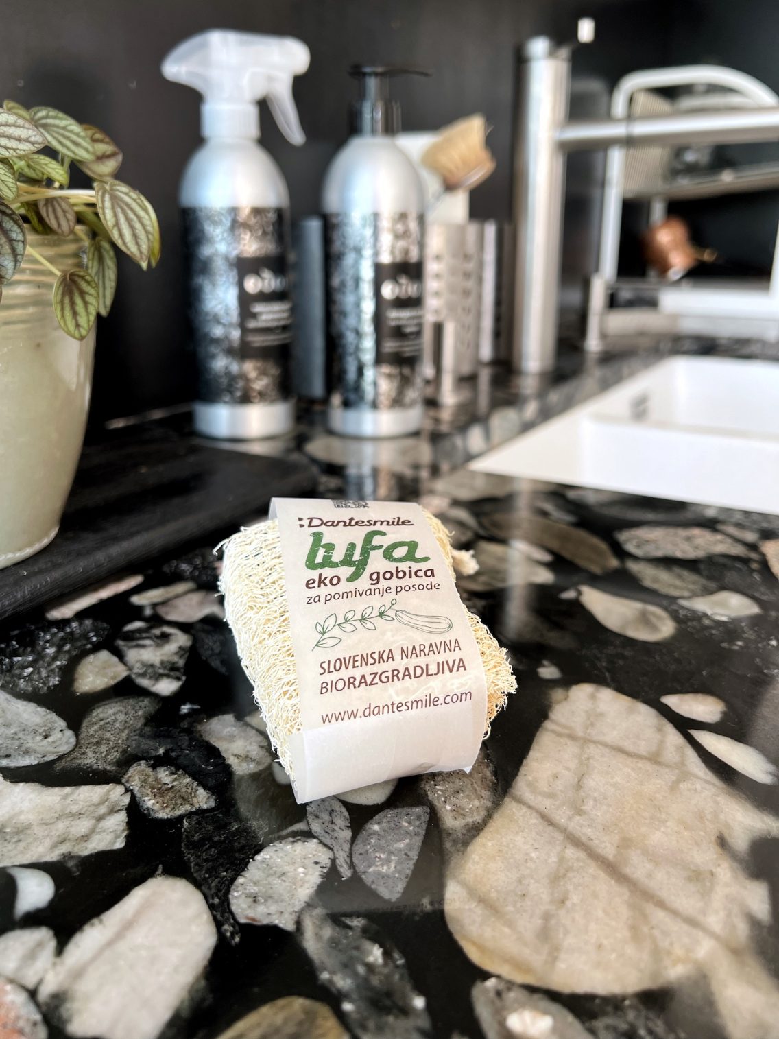 Ocena: Dantesmile Lufa, naravna gobica za čiščenje posode iz Štartaj ...